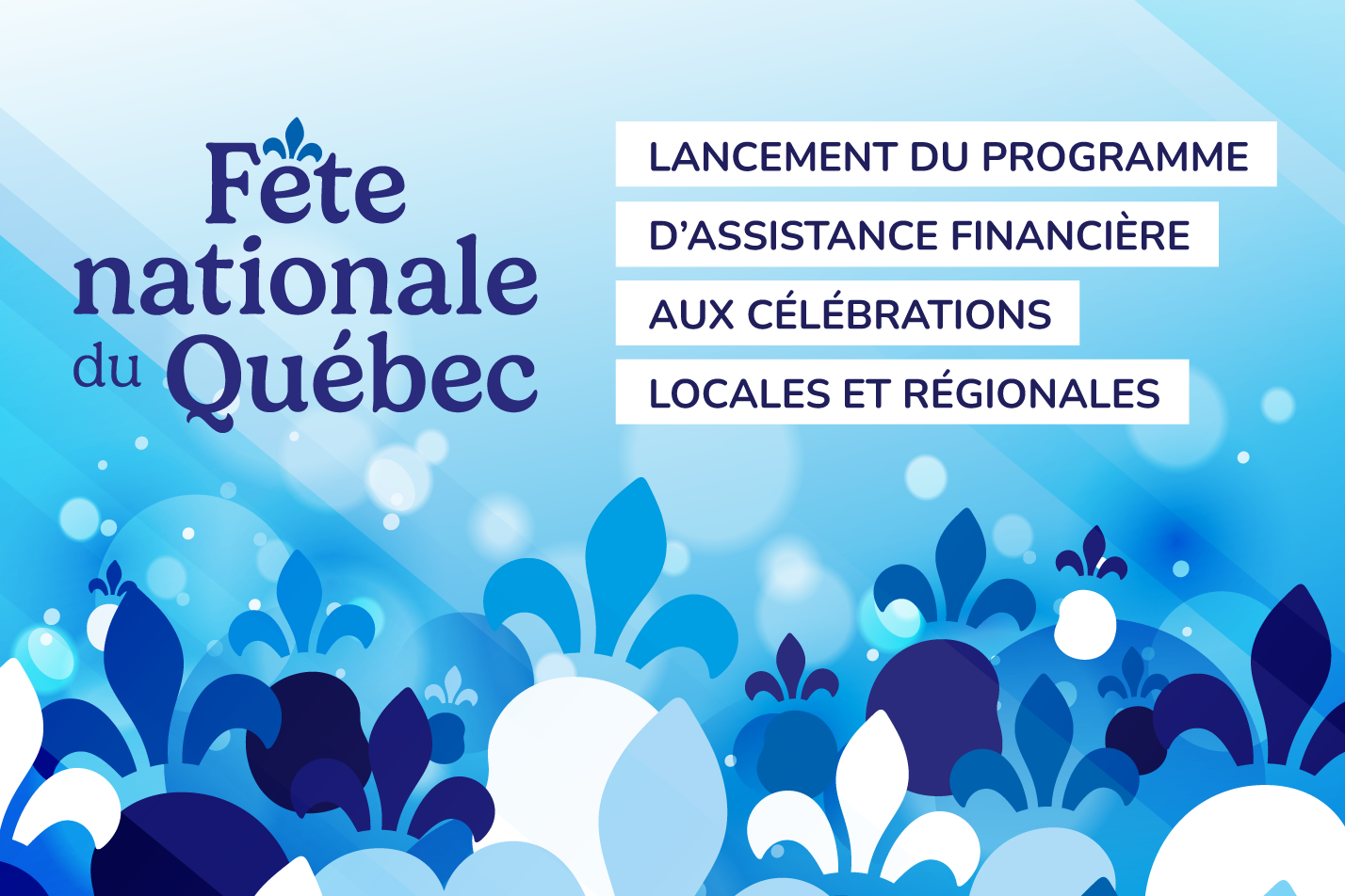 Appel de projets pour les célébrations de la fête nationale du Québec
